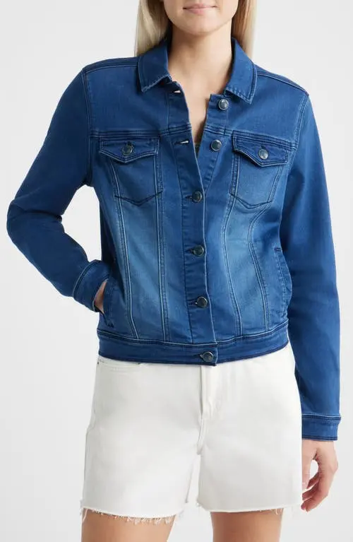 1822 Denim Stretch Denim Trucker Jacket