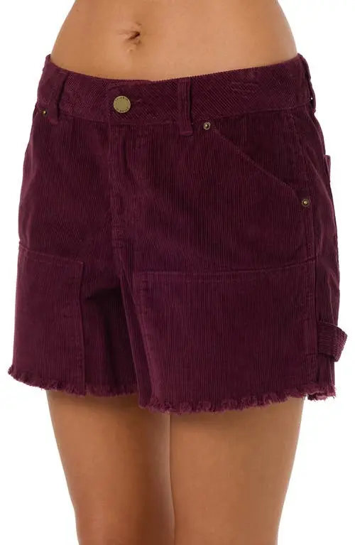 O'Neill Og Harlyn Fray Denim Shorts - Fig