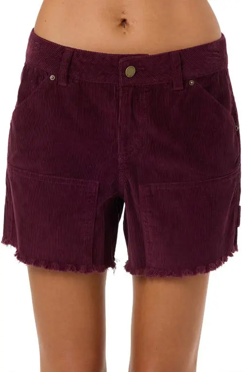 O'Neill Og Harlyn Fray Denim Shorts - Fig