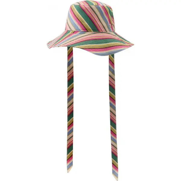 Helen Kaminski Kiyoma Organic Cotton Bucket Hat - Stripe