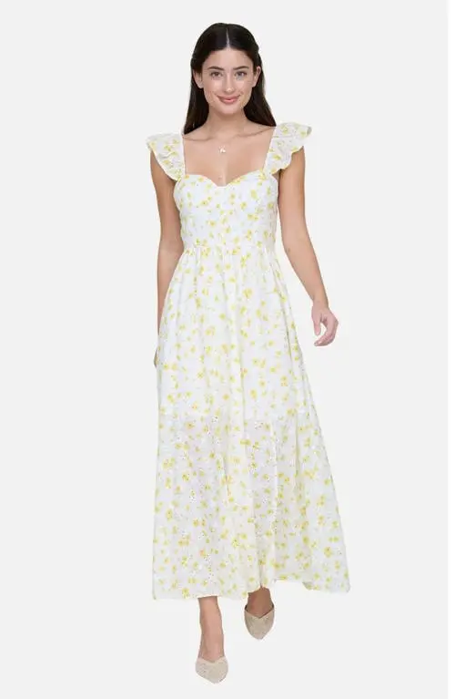 BLU PEPPER Floral Midi Sundress