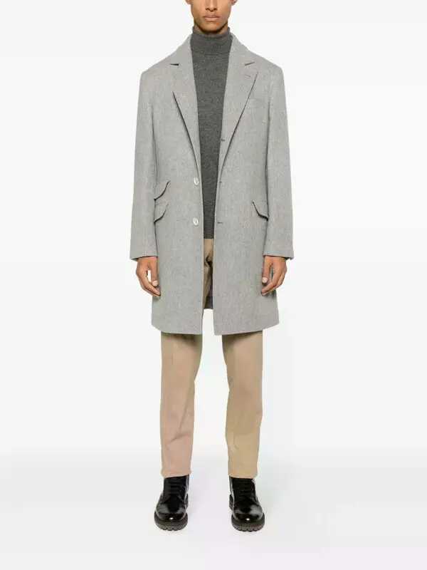 Incotex Herringbone Stretch-cotton Tailored Trousers