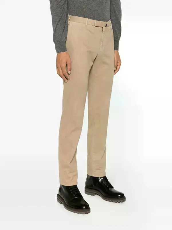 Incotex Herringbone Stretch-cotton Tailored Trousers
