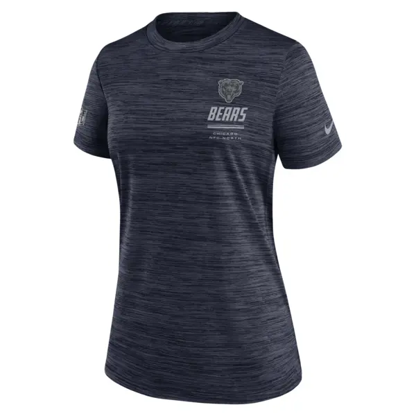Nike Chicago Bears Sideline Velocity Dri-fit Nfl T-shirt - Blue