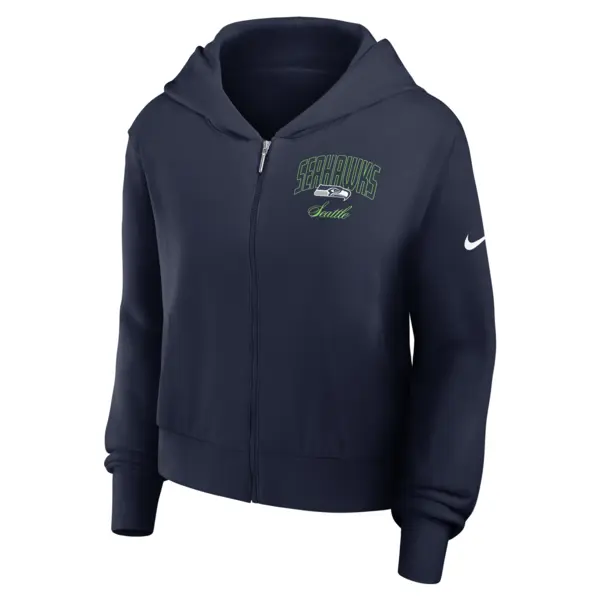 Nike Seattle Seahawks Primetime Full-zip Hoodie - Blue