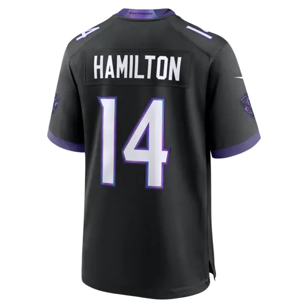 Nike Kyle Hamilton Baltimore Ravens Nfl Game Jersey - Black