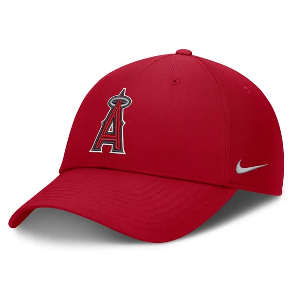 Nike Los Angeles Angels Club Dri-fit Mlb Adjustable Cap - Red