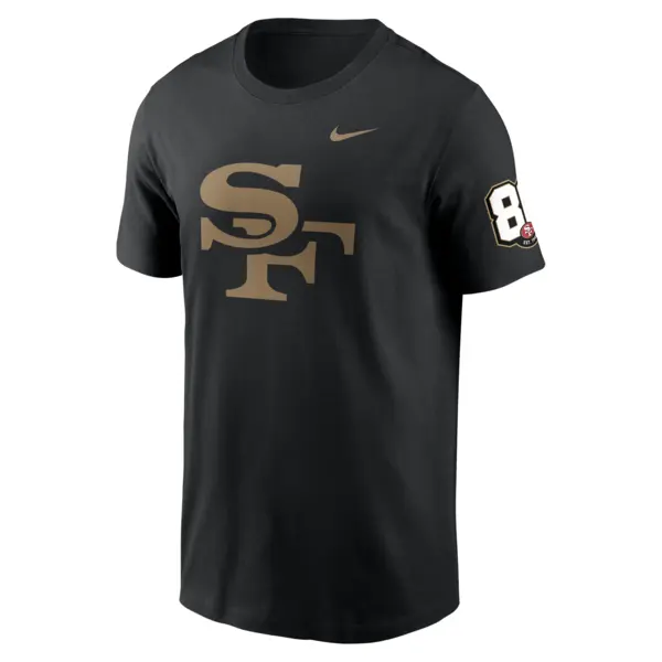 Nike San Francisco 49ers 80th Anniversary Third Down Stop Nfl T-shirt - Black