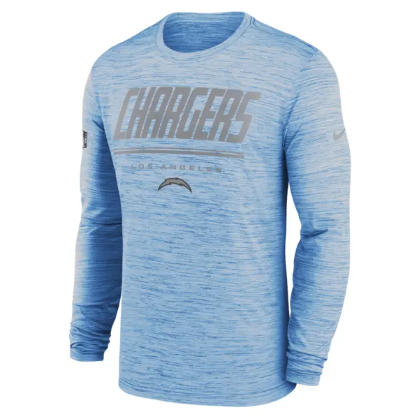 Nike Los Angeles Chargers Team Issue Velocity Long Sleeve T-shirt - Blue