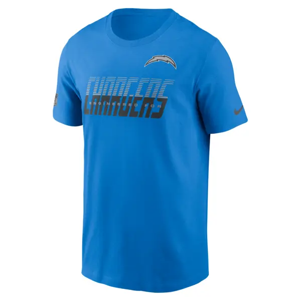 Nike Los Angeles Chargers Sideline Team Issue Dri-fit Nfl T-shirt - Blue