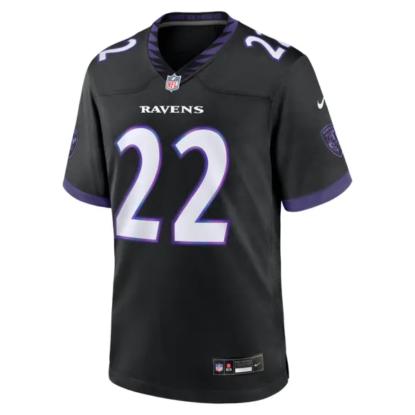 Nike Derrick Henry Baltimore Ravens Nfl Game Jersey - Black