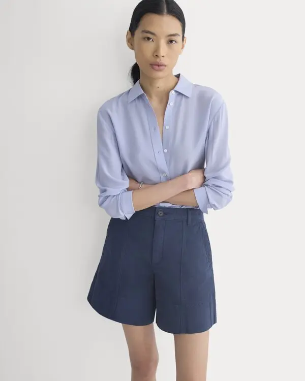 Everlane Seamed Everywhere Short - Navy