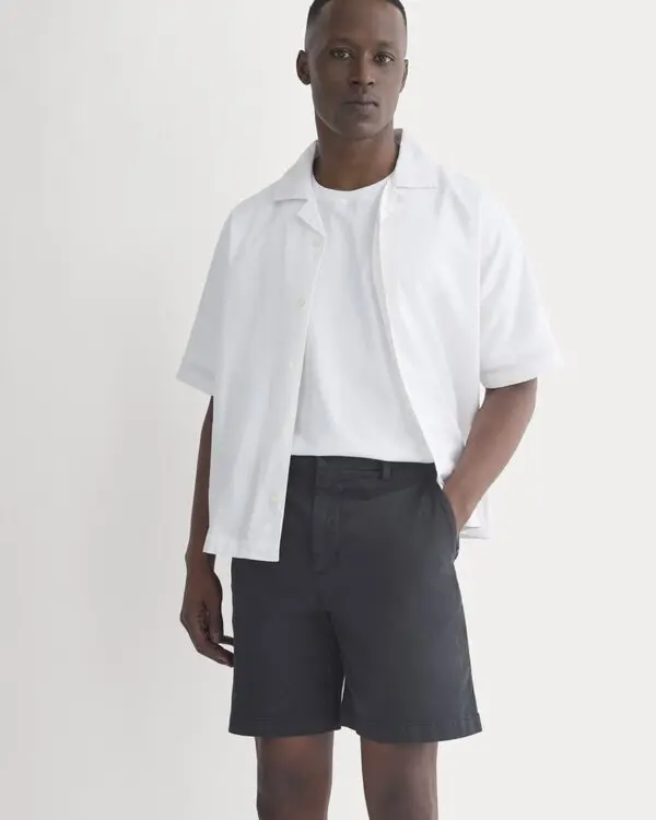 Everlane Everyday Chino Pant Short 7 - Black
