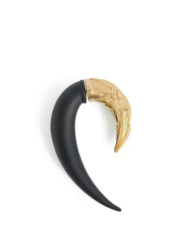 Emilio Pucci Horn-shaped Earring - Gold