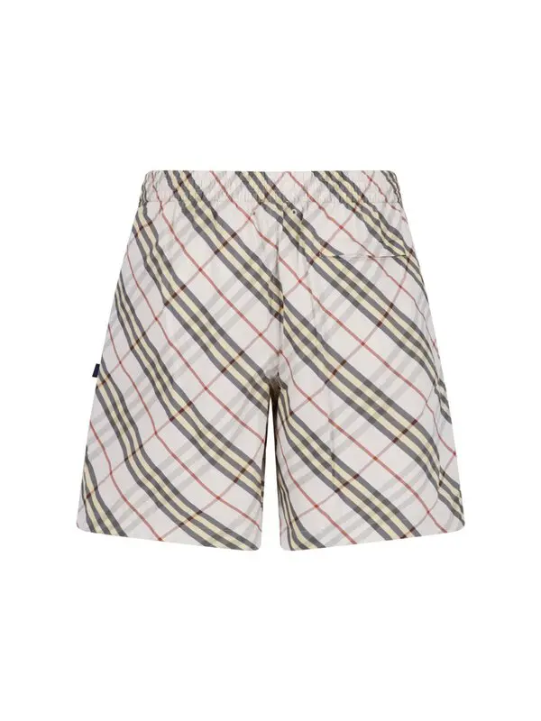 Burberry Check Swimsuit - Multi