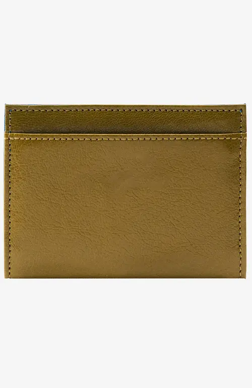 TUSK Leonardo Folded Card Case - Olive/blue
