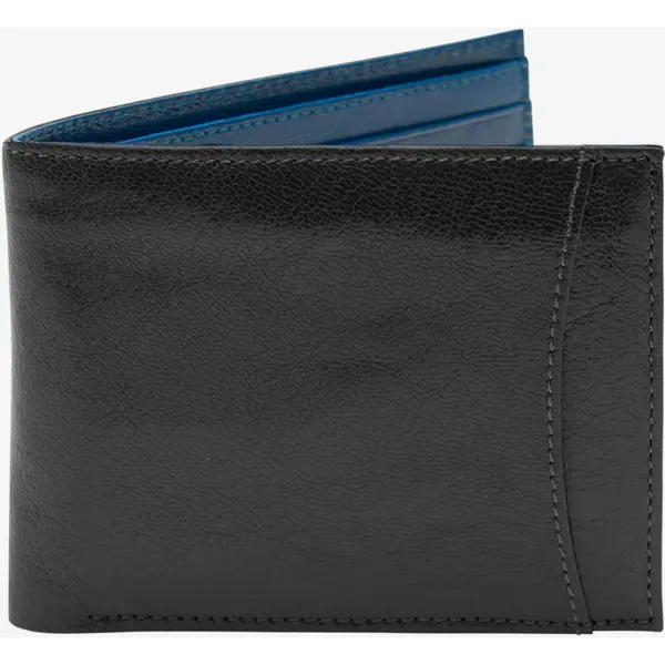 TUSK Leonardo Slide Pocket Billfold - Black/blue