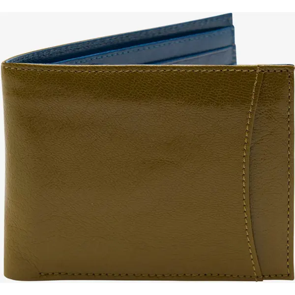 TUSK Leonardo Slide Pocket Billfold - Olive/blue