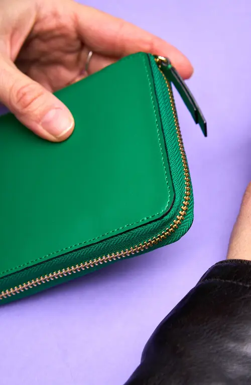 TUSK Joy Zip Around Wallet - Emerald