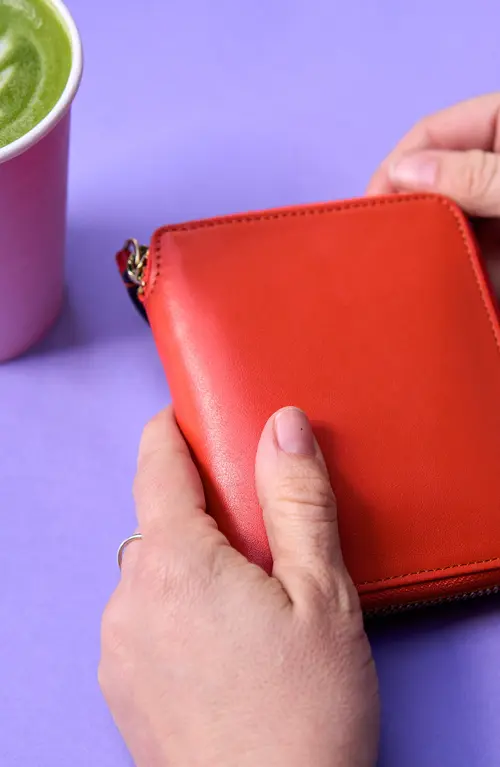 TUSK Joy Zip Around Wallet - Orange