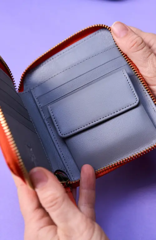TUSK Joy Zip Around Wallet - Orange