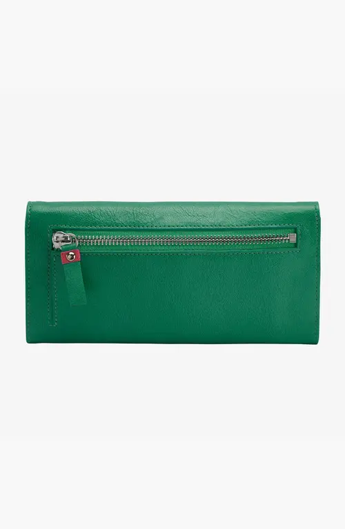 TUSK Siam Accordion Wallet - Grass/indigo