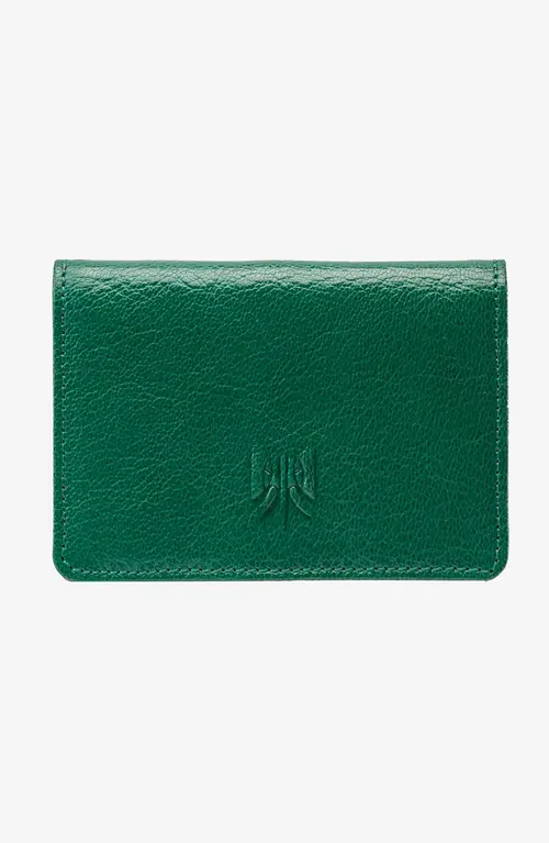 TUSK Siam Business Card Case - Emerald/geranium