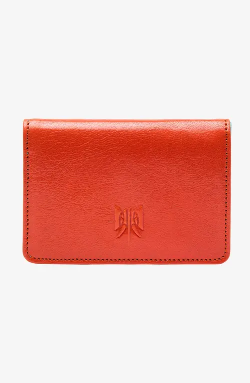 TUSK Siam Business Card Case - Orange/sky