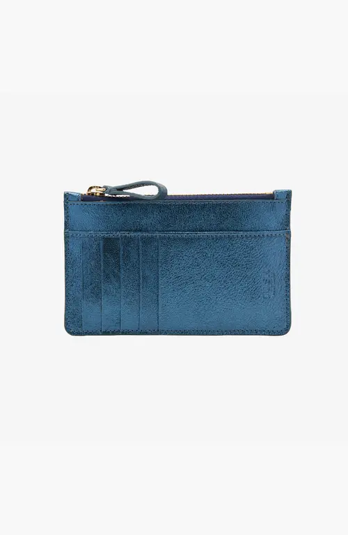 TUSK Orissa Top Zip Card Case - Navy