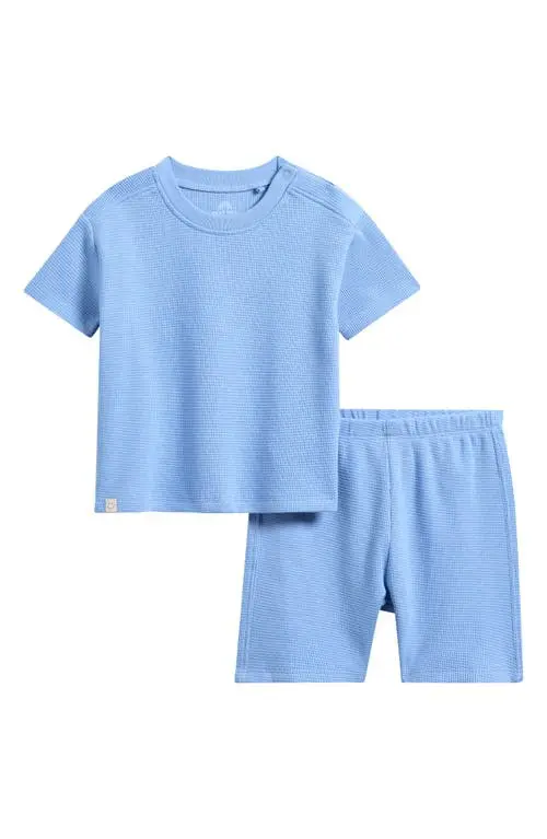NEXT Waffle Knit T-shirt & Shorts Set - Blue