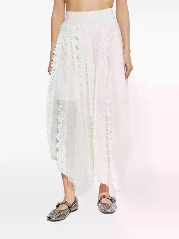 ALLSAINTS Vashtie Lace Maxi Skirt - White