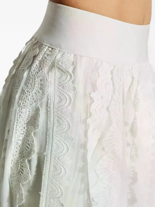ALLSAINTS Vashtie Lace Maxi Skirt - White