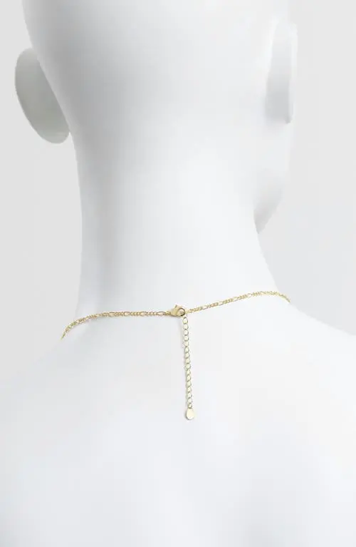 ATHRA LUXE Modern Muse Heart Lock Figaro Necklace