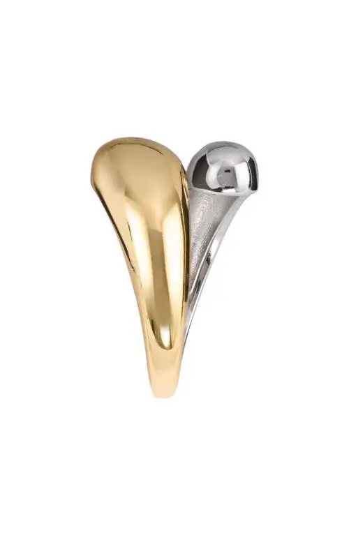 ATHRA LUXE Two-tone Bypass Ring