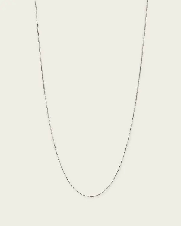 ALLSAINTS Sterling Curb Chain Necklace - Silver