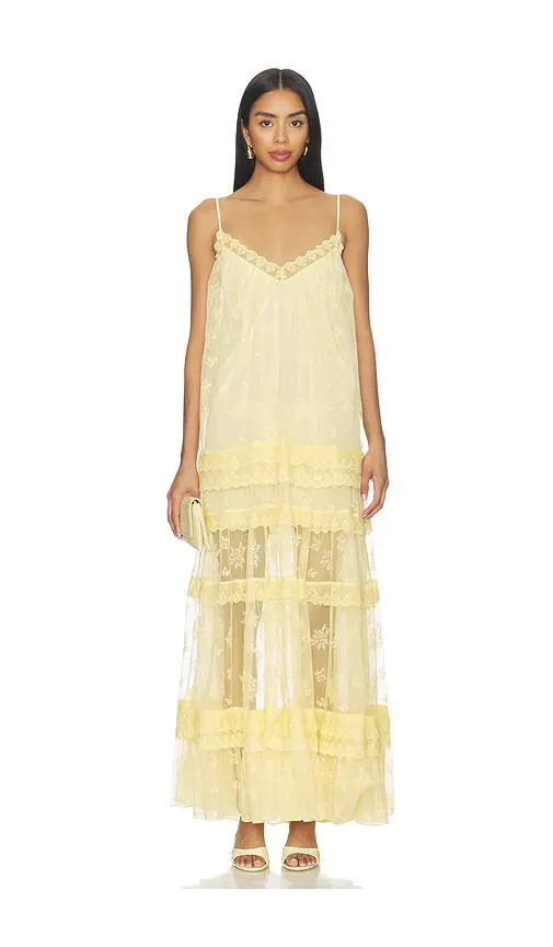 Tularosa Gracie Maxi Dress - Baby Yellow
