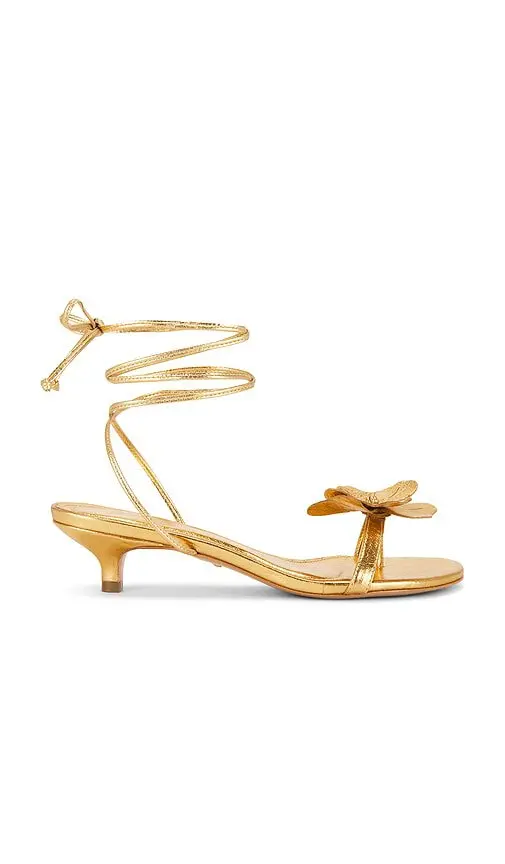 Raye Catalina Metallic Sandal - Gold