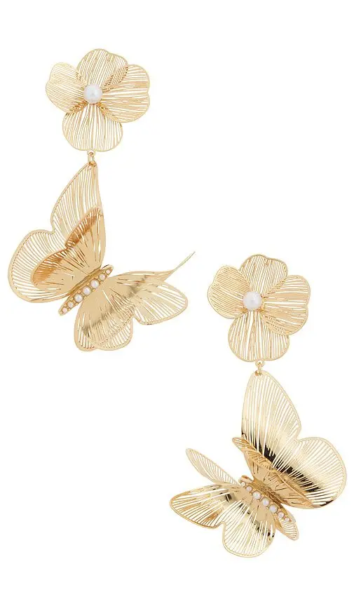 LOVERS AND FRIENDS Freya Earrings In Metallic - Gold