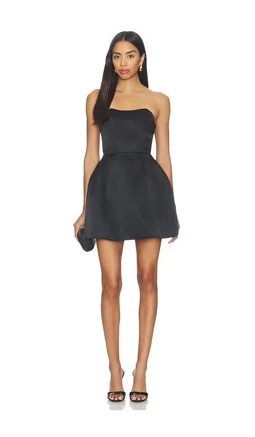 ELLIATT Manon Tulip Mini Dress - Black