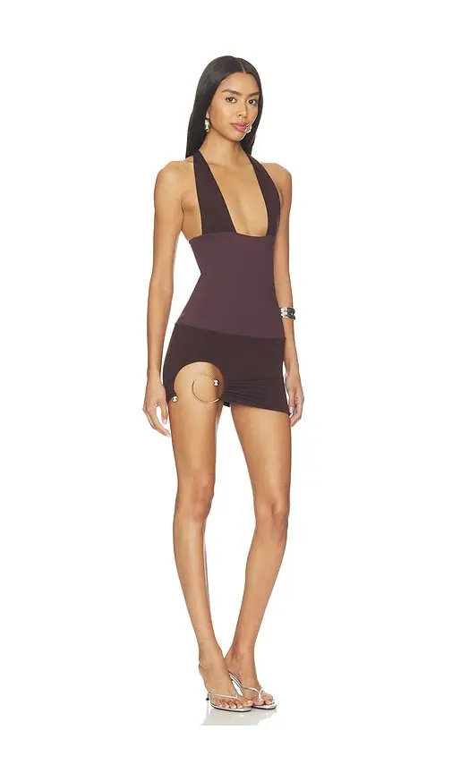 1XBLUE Spiral Mini Dress
