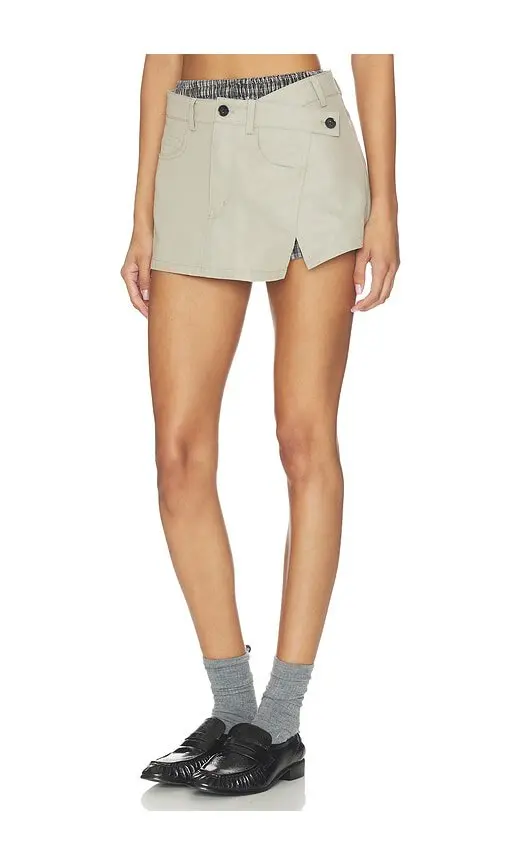 MARRKNULL Two-piece Utility Skirt - Grey