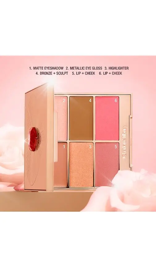 Charlotte Tilbury Love At First Swipe Face Palette - Light Medium