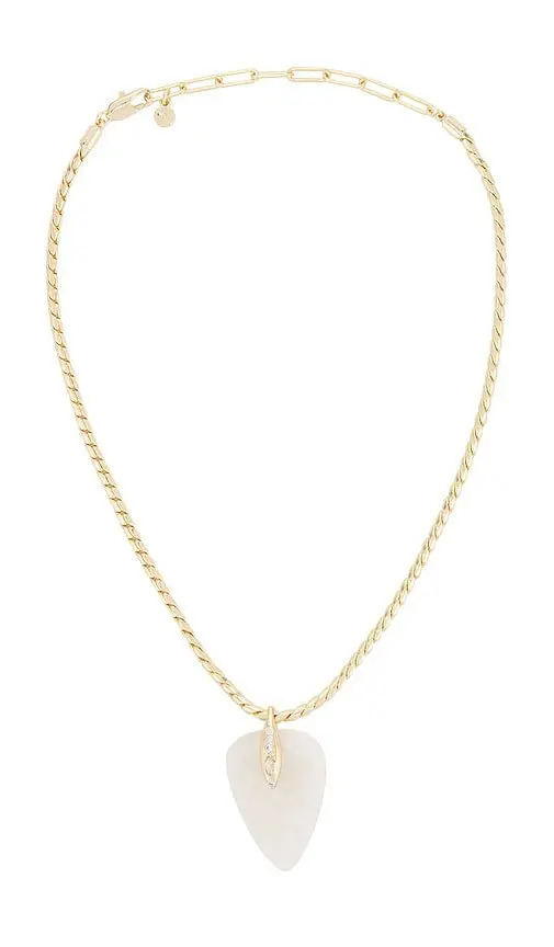 Ettika Solstice Pendant Choker Necklace - Bone