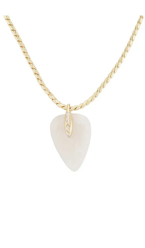 Ettika Solstice Pendant Choker Necklace - Bone
