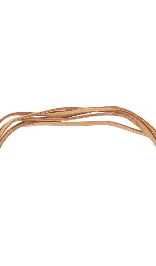 Ettika Molten Arc Bolo Necklace