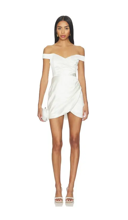 SAU LEE Vittoria Satin Dress