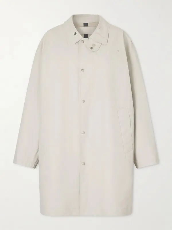 LEMAIRE Coated Cotton-canvas Coat