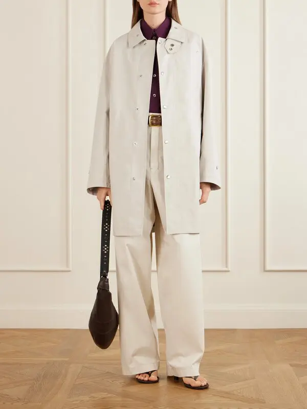 LEMAIRE Coated Cotton-canvas Coat