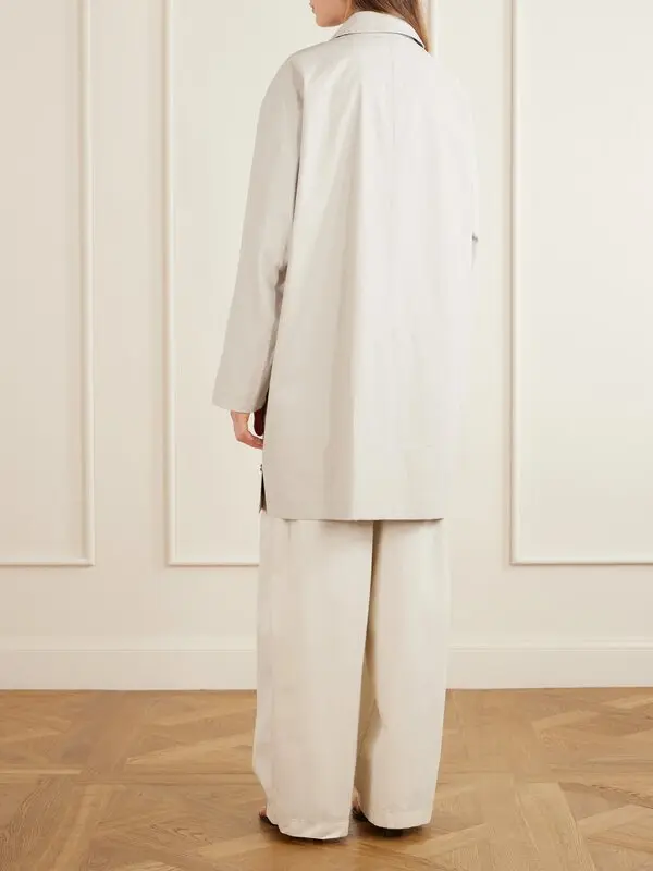 LEMAIRE Coated Cotton-canvas Coat