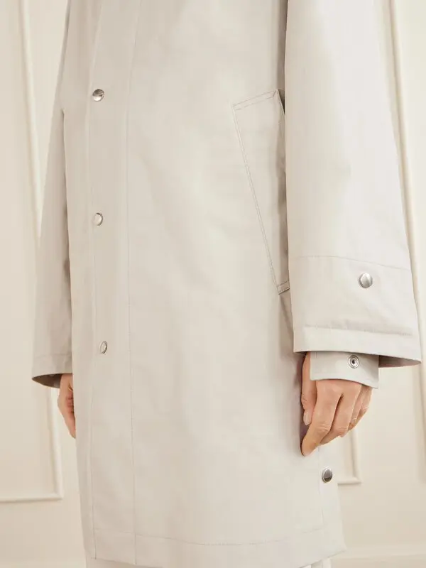 LEMAIRE Coated Cotton-canvas Coat